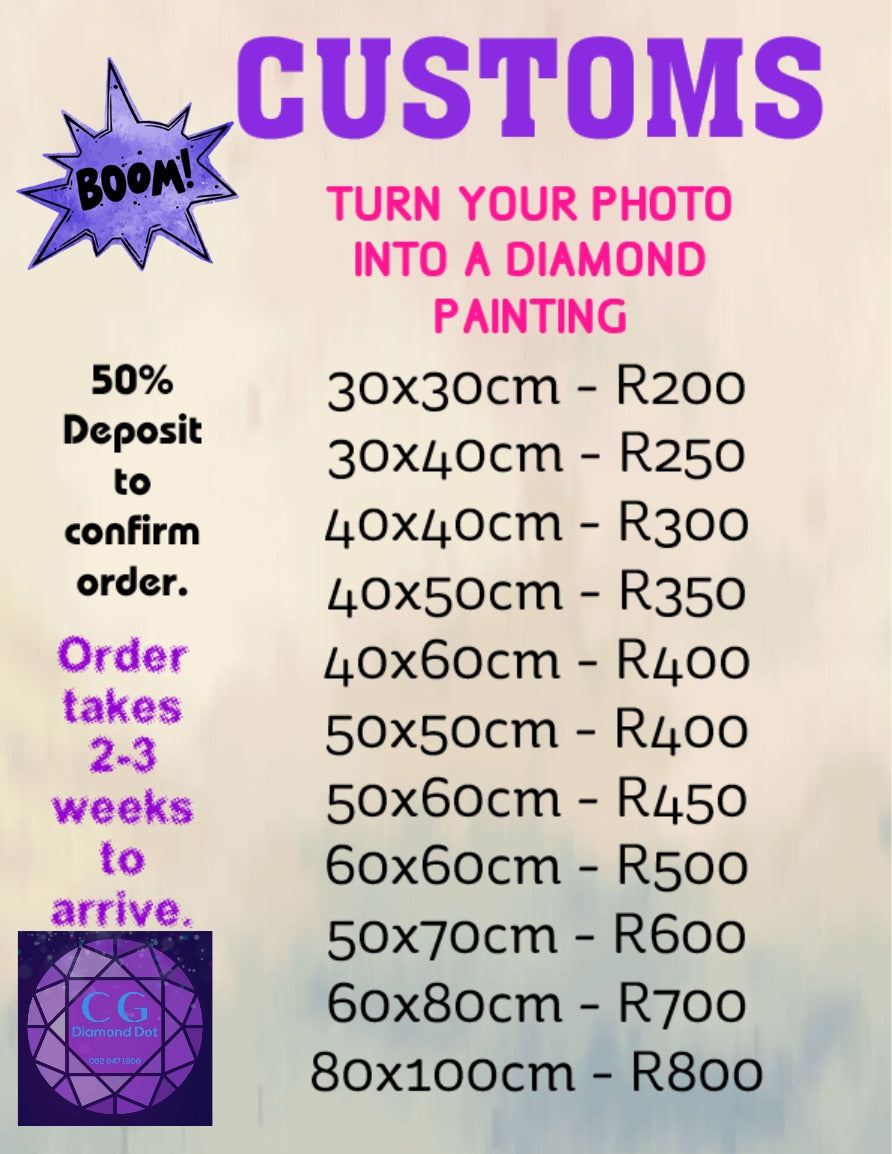 Custom Diamond Paintings – CG Diamond Dot